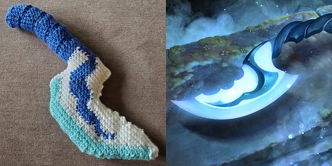 crochet pattern: blink dagger [dota 2] – DAiZED AND DISTRACTED